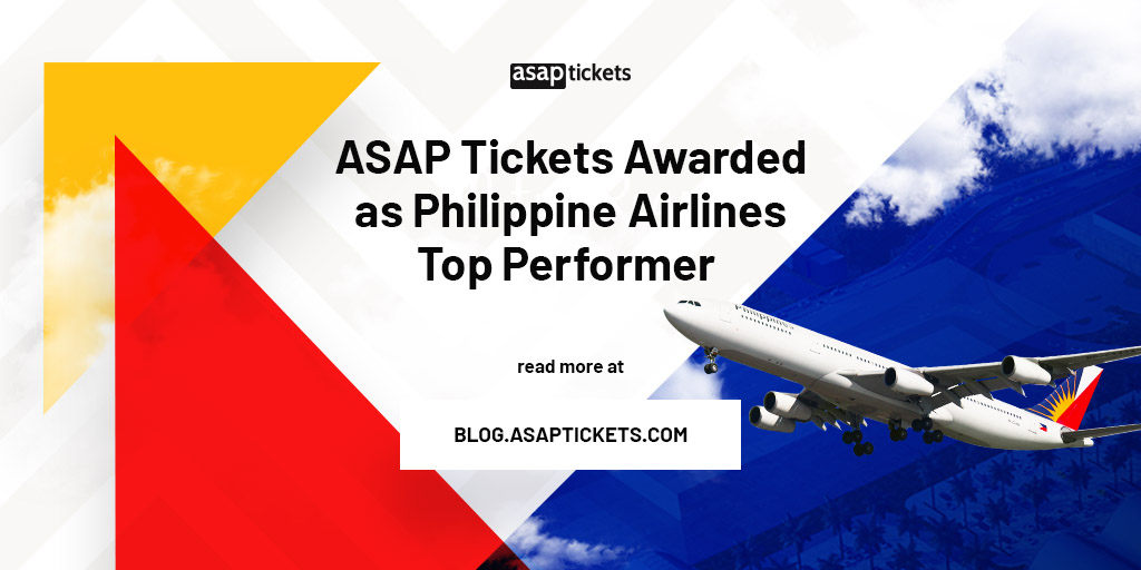 ASAP Tickets Awarded as Philippine Airlines Top Performer 2017