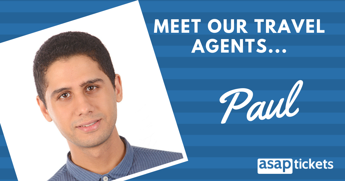 ASAP Tickets Travel Agent Paul | ASAP Tickets Travel Blog